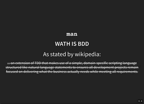Introduction To Bdd Behavior Driven Development Ppt