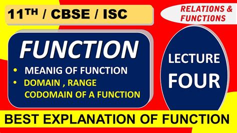 Functions Class 11 Domain And Range Of Functions Class 11 Chapter 2 Maths Class 11