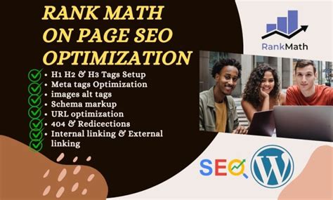Do advance wordpress on page seo optimization with rankmath and schema markup