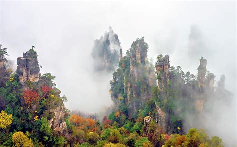Zhang Jia Jie Fall Color Photograph By Hua Zhu