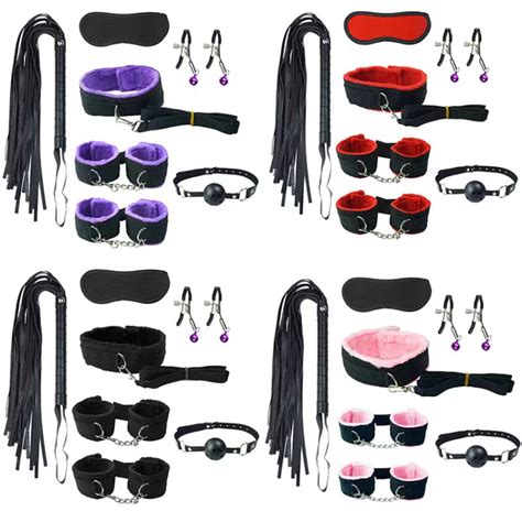 Buy China Wholesale 7 Pieces Sex Bondage Gear Set Plush Sex Couples