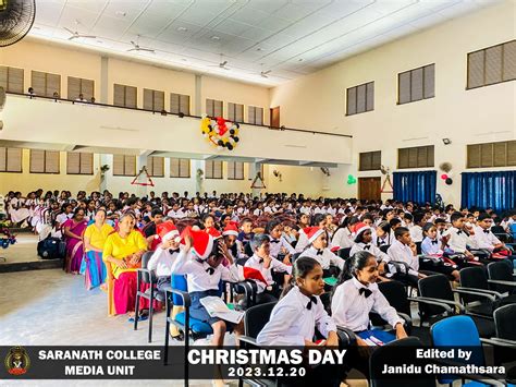 නත්තල් උත්සවය Saranath National College