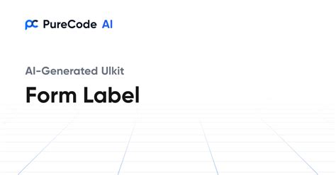 Build Great Ulkit Form Label Components Faster Using Ai Tools