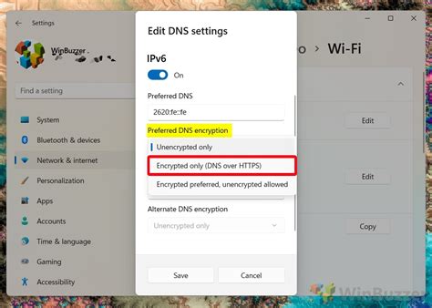 How To Enable Dns Over Doh On Windows 11 Winbuzzer