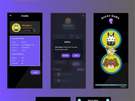 A Guessing Game For A Mobile Application By Haroon On Dribbble