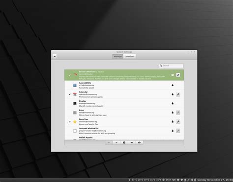 sensors data displayed in panel support manjaro linux forum