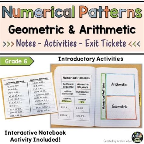 Numerical Patterns Arithmetic And Geometric Sequence Tpt Numerical Patterns Arithmetic And Geometric Sequence Tpt