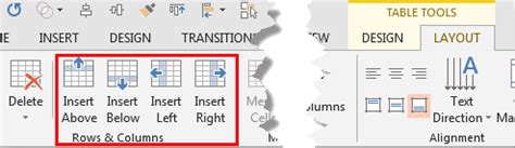 Add And Remove Table Rows Columns In PowerPoint For Windows Windows PowerPoint Tutorials