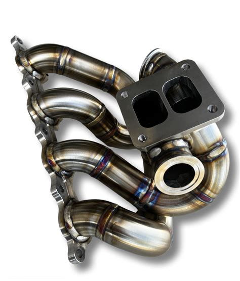 Archer Fabrications Evo 8 9 Manifolds And Hot Parts Af Billet Series Evo 8 9 Forward Facing T4