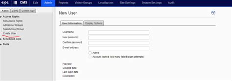Create Admin Account Without Given Access To Cms Optimizely Dev