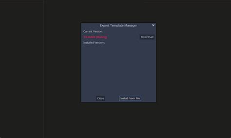 Export Template Manager Issues Issue Godotengine Godot GitHub