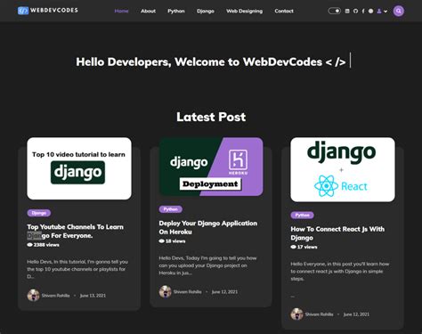 Top Django Projects That Can Get You A Job DEV Community