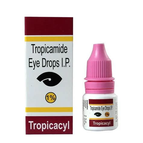 Tropicamide Topicacyl Eye Drop Packaging Size 5 Ml At ₹ 100piece In