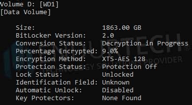 Disable BitLocker Software Encryption Windows Pro Endurtech