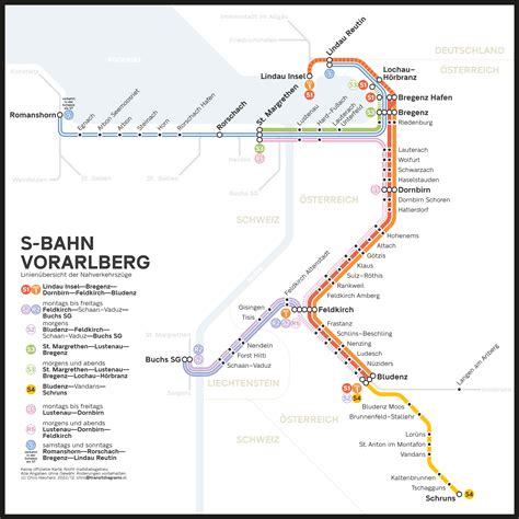 As There Is No Good Official Transit Diagram Of The S Bahn Vorarlberg