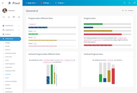 Pixel Premium Admin Dashboard Web Apps UI Kit