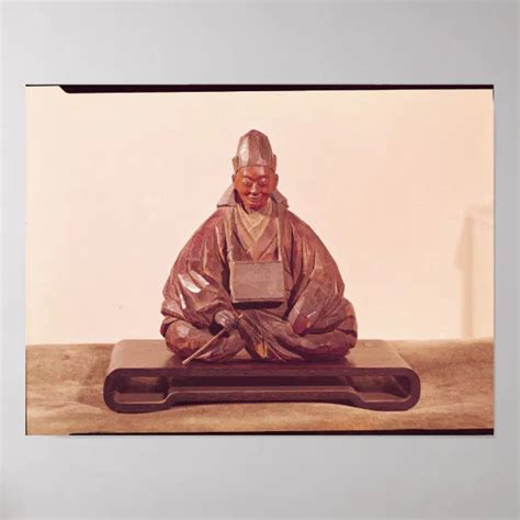 Seated Statue Of Basho Edo Period Poster Zazzle