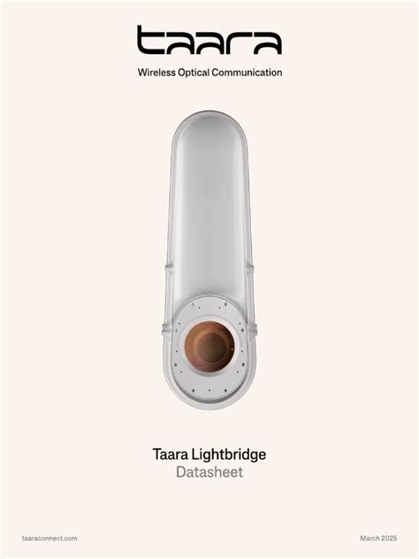 Taara Lightbridge Datasheet Pdf Electrical Engineering Optics