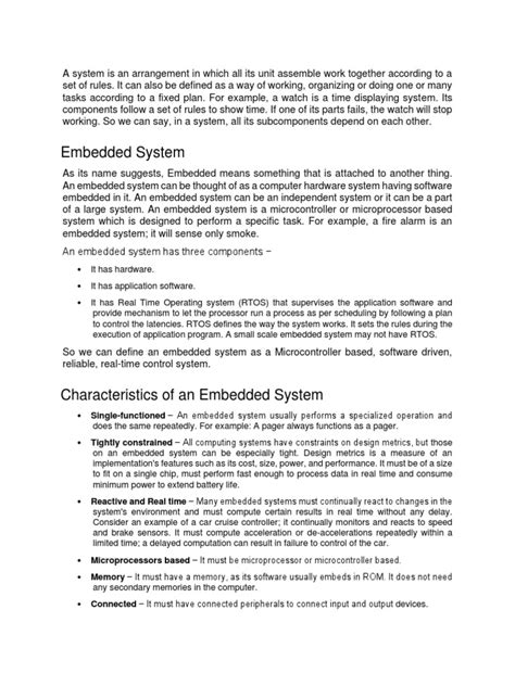 Embedded Pdf Pdf Embedded System Central Processing Unit