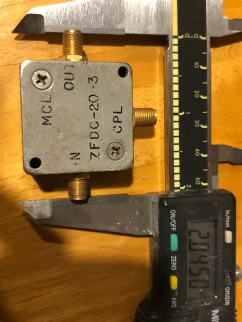 Mini Circuits Mcl Zf Dc 20 3 Rf Sma Rf Coaxial Coupler 42 00 Picclick Ca