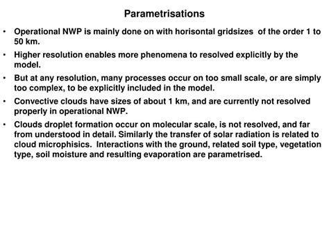 PPT Intro To NWP Numerical Weather Prediction PowerPoint Presentation ID