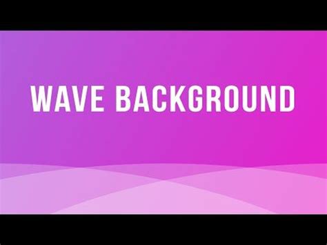 Create Stunning Wave Background With CSS