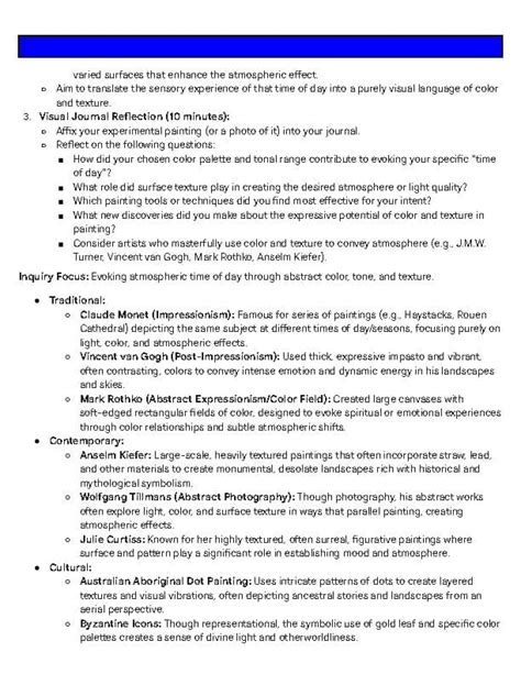 Ib Dp Visual Arts 2027 Ready Inquiry Through Materials Stations 9