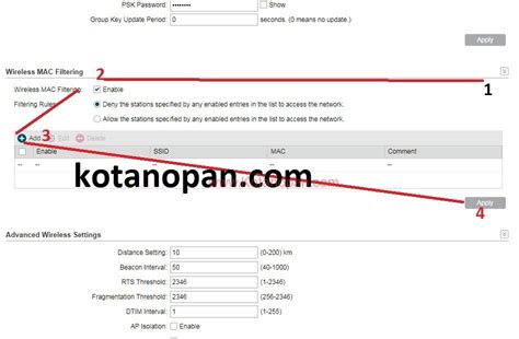 Cara Memblokir Perangkat Pada Wifi Dengan Mac Address Filtering