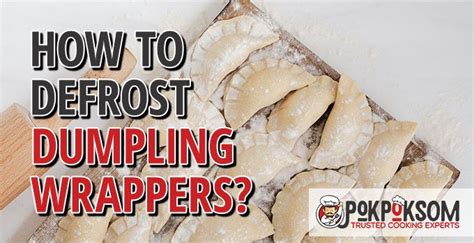How To Defrost Dumpling Wrappers Frozen Dumpling Wrapper Tips