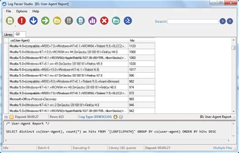 How To Create A Report Of Browser Versions From Iis Logs