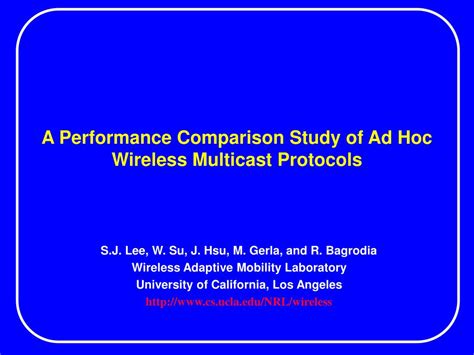 Ppt Multicast In Wired Wireless Networks Cs 215 Winter 01 Powerpoint Presentation Id 5472361