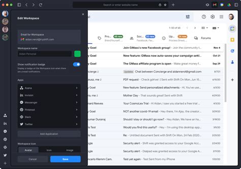 Online Workspaces Feature Shifts Customizable Environments