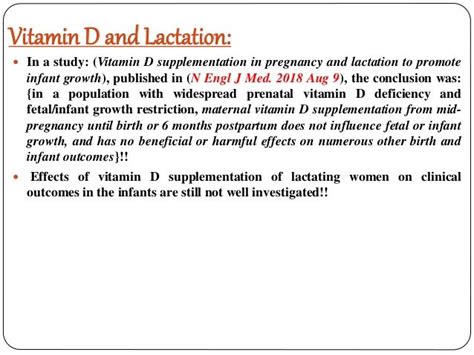 Vitamin D In Pregnancy And Lactation By Prof A Elbareg
