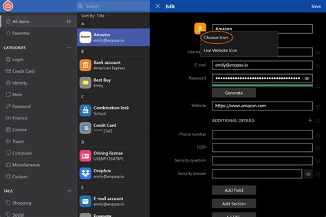 Customizing Icons — Enpass User Manual Desktop 67 Documentation