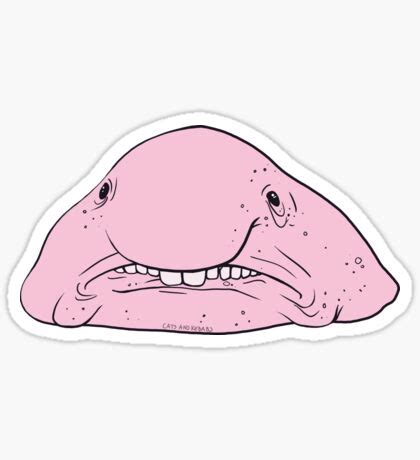 Blobfish Stickers Redbubble