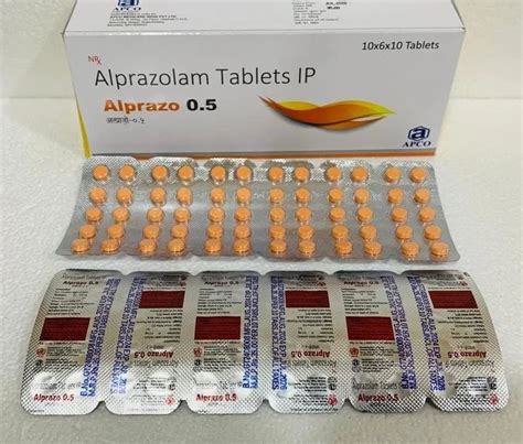 Alprazolam 05 Mg Tablet At ₹ 500strip Alprazolam Tablets In Lucknow