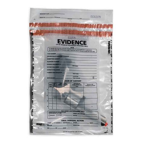 Shop Large Plastic Evidence Bag · Western Stage