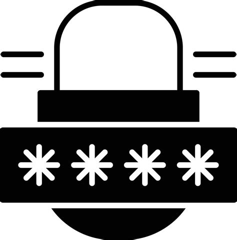Password Glyph Icon 9864972 Vector Art At Vecteezy