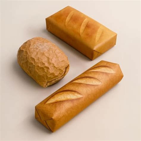 Creative Bread Shape Wrapping Paper That Looks Like Real Loaf Rustic