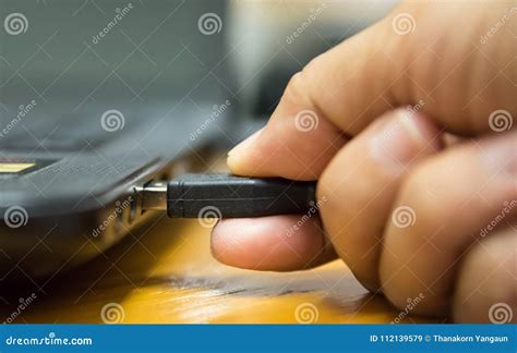 USB Cable Used To Transfer Data From The Other Device To Computer Or Laptop Accessories For