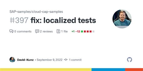 fix localized tests by david kunz · pull request 397 · sap samples
