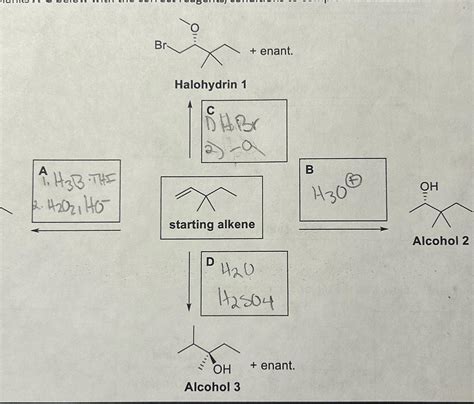 Halohydrin 1\table[[A. H3B*TH | Chegg.com