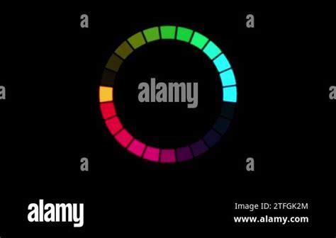 Animation Of Color Palette Icon That Are Arranged Around Each Other In