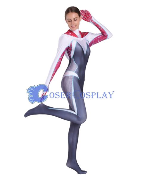 Spider Woman Gwen Stacy Costume Halloween Sexy Cosercosplay Com