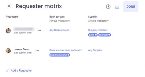 how can i restrict the requesters of batch payments
