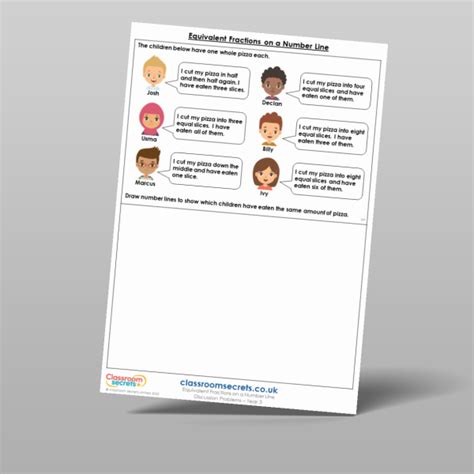 Equivalent Fractions On A Number Line Discussion Problem Resource