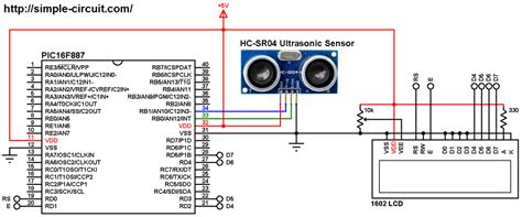 Hc Sr04 Schematic Diagram Hc Sr04 Circuit Sensor Distance Co