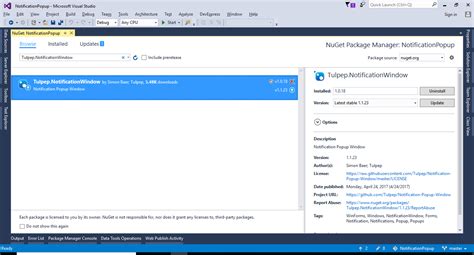 Windows Forms How To Create A Notification Popup In C