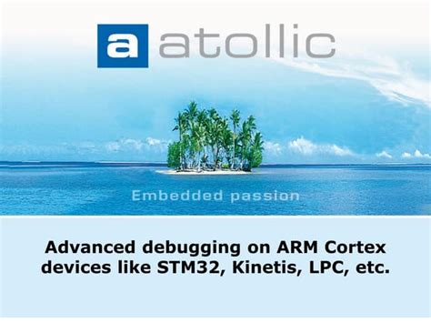 Advanced Debugging On Arm Cortex Devices Such As Stm32 Kinetis Lpc