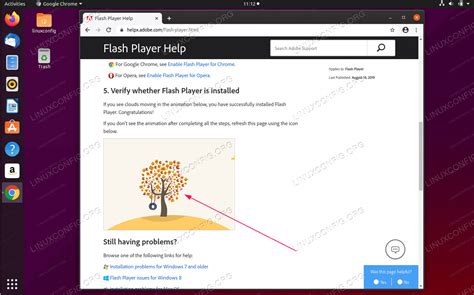Enable Adobe Flash For Google Chrome On Ubuntu Focal Fossa Linux Tutorials Learn Linux